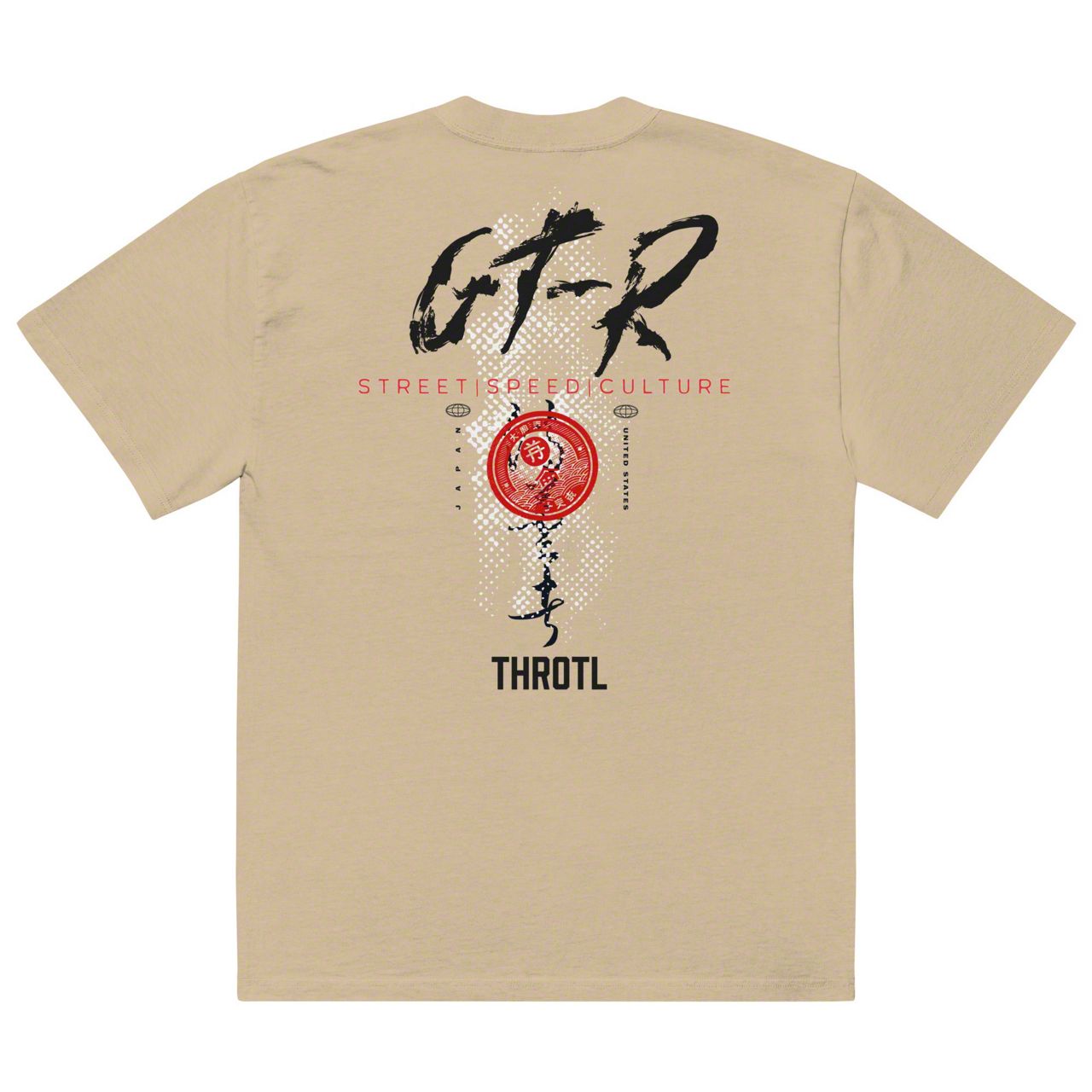Throtl Throtl GTR Street Speed Culture Premium Oversized T-Shirt TL-597968